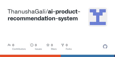 Github Thanushagaliai Product Recommendation System