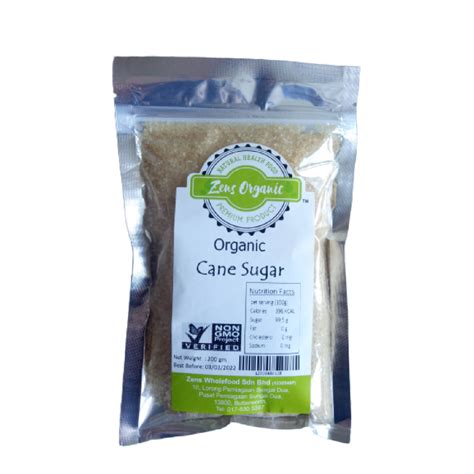Zens Organic Cane Sugar 200g Shopee Malaysia