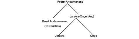 Proto Andamanese Languages Download Scientific Diagram
