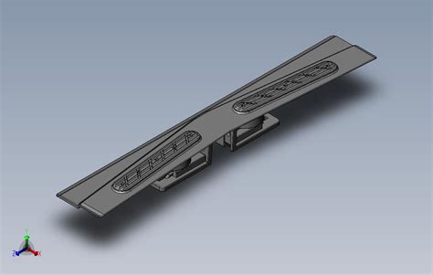 无间隙双向旋转防滑转弯输送链板solidworks 2009模型图纸下载 懒石网