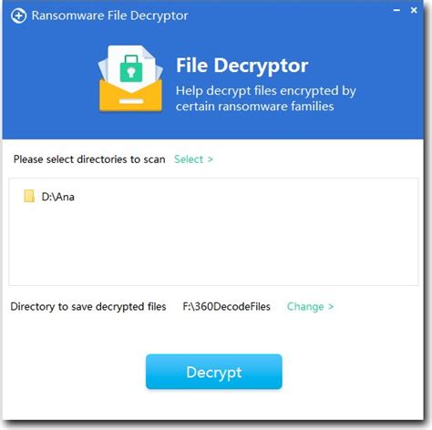 Ransomware File Decryptor Tribepassl