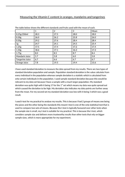 Unit 6 Investigative Project Aim C And D Unit 6 Investigative Project Stuvia Uk