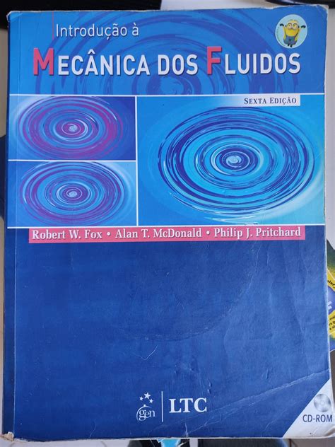 Introdução À Mecânica Dos Fluidos Fox Mcdonald E Pritchard Livro