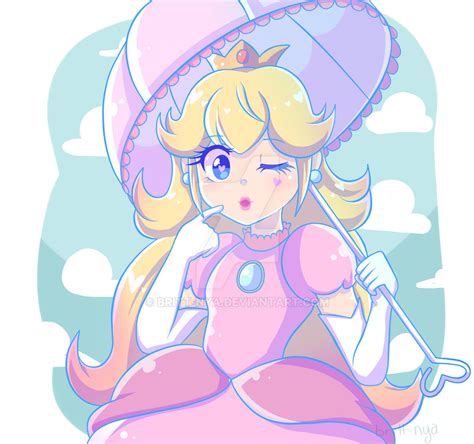 Princess Peach Thicc Fan Art