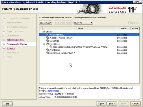 Installing Oracle 11g Database Elipse Knowledgebase