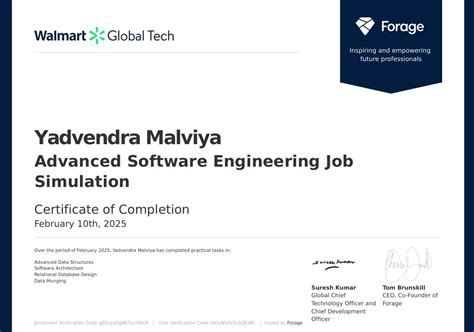 yadvendra malviya on linkedin walmartcertificate walmart