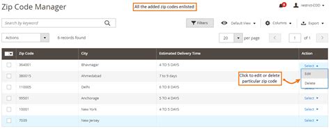 Zip Code Manager Magento 2 Restrict Cash On Delivery