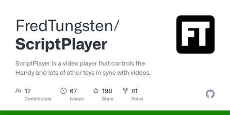 GitHub FredTungsten ScriptPlayer ScriptPlayer Is A Video Player That Controls The Fleshlight