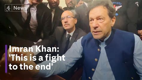Imran Khan Speaks After Release ‘this Is A Fight To The End For Me