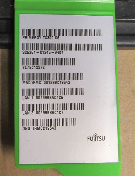 Fujitsu Primergy Tx300 S6 2x Xeon 5500 5600 Cpu 18 Dimm Cto 4u Tower Server