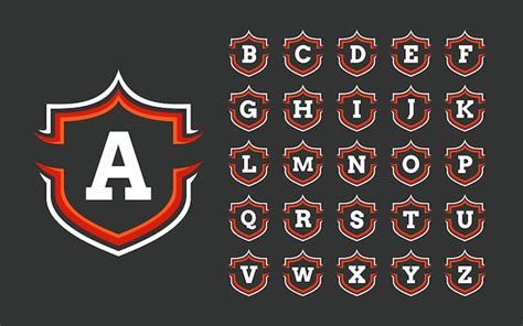 Premium Vector Shield Letter Logo Template