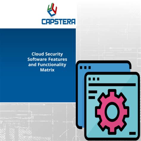Cloud Security Software Features And Functionality Matrix