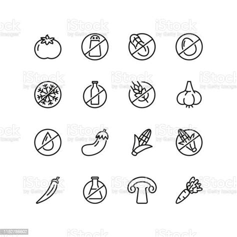 有機食品系列圖示集向量圖形及更多生麵團圖片 生麵團 自由 圖示 Istock
