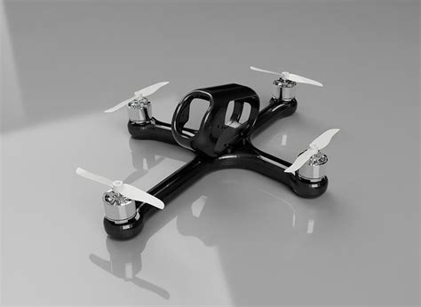 racing fpv drone frame with pod 3d printable 3d model 3d printable