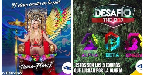 La reina del flow 2 y Desafío The Box primeros en el rating del