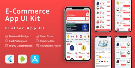 Shopease Ecommerce Flutter Ui Kit Template Graphicfort