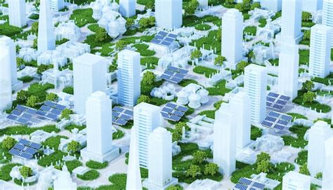 Premium Photo 4d Future New Energy Technology City