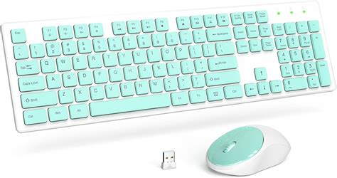Amazon Com Wireless Keyboard And Mouse Trueque Silent GHz Cordless