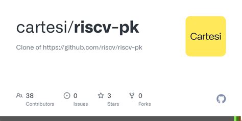 Github Cartesiriscv Pk Clone Of Riscvriscv Pk