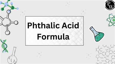 Phthalic Acid Formula Structure Charge Formulation And Uses