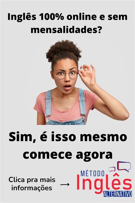 Curso de inglês sem mensalidades