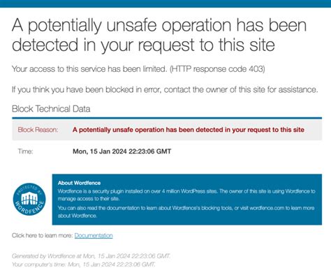Pusing Website Kena A Potentially Unsafe Operation Has Been Detected In