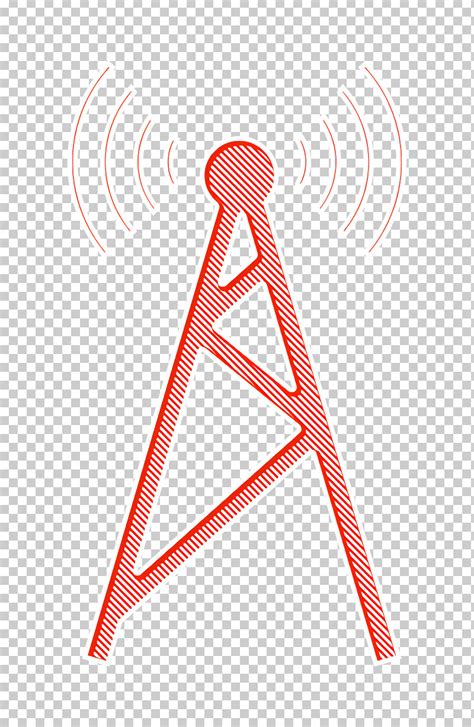 Ios7 Set Filled 2 Icon Frequency Antenna Icon Technology Icon Png