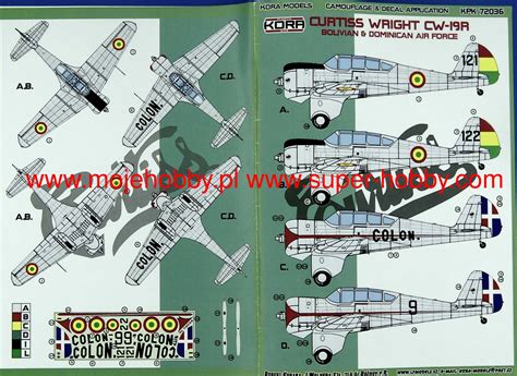 Curtiss Wright Cw 19r Bolivian And Dominican Service Kora Models Kpk7236