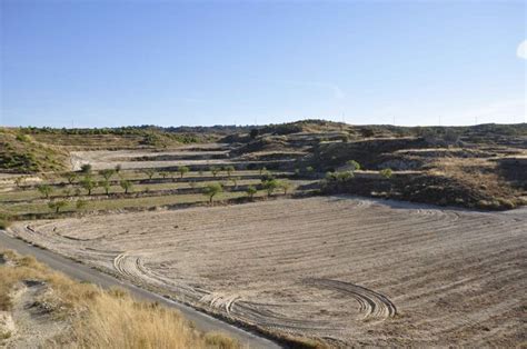 Campos de labor San Esteban de Litera Huesca La Litera Aragón