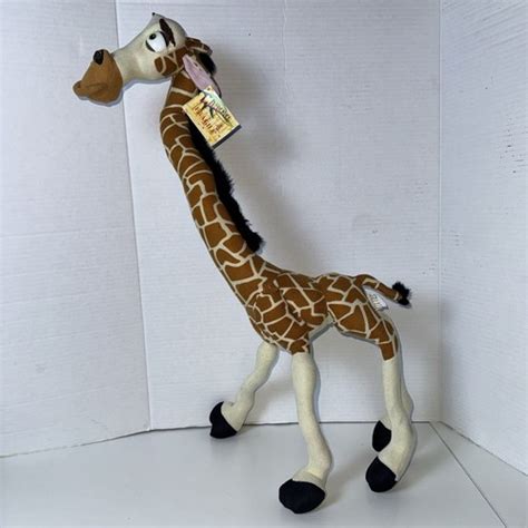 Dreamworks Madagascar 24” Melman The Giraffe Plush 2004 Nanco Posable