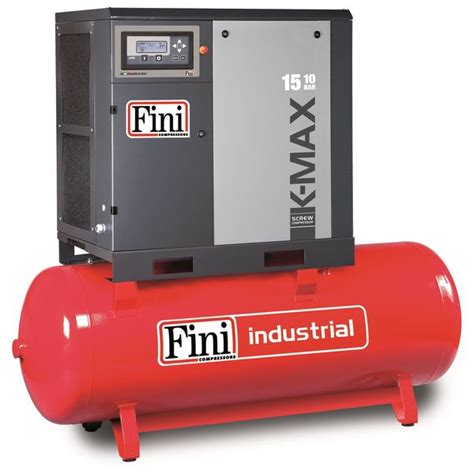 Компрессор винтовой 500 л, 1550 л/мин бесшумный K-MAX 11-10-500F Fini ...