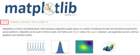Python 商業數據分析之可視化繪圖 第21講：matplotlib 官網介紹 By 王拓 Python 商業數據分析