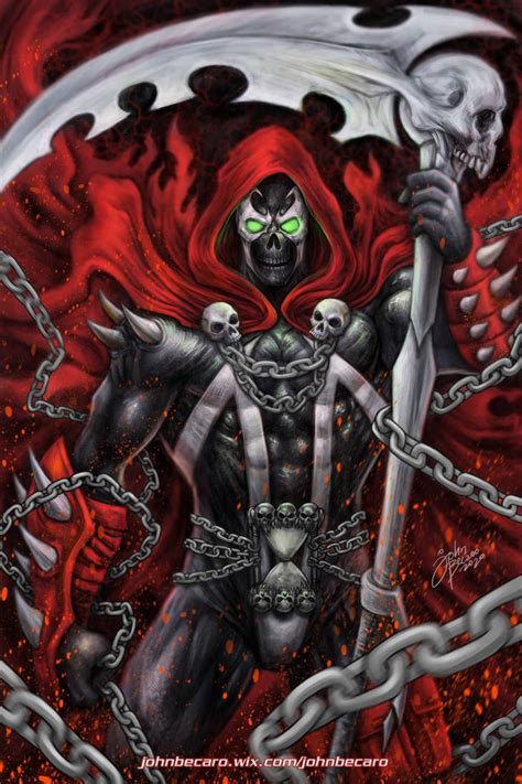 Commission SPAWN Reaper by johnbecaro on DeviantArt Imágenes de superhéroes Arte oscuro