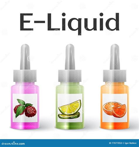 Vector E Liquid Illustration Stock Vector Illustration Of Coffee