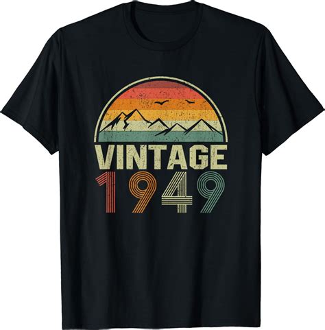 Classic 75th Birthday T Idea Vintage 1949 T Shirt
