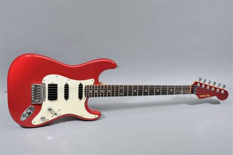 Schecter 1984 Scorcher Candy Apple Red Wmatching Headstock