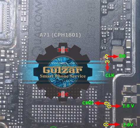 Samsung Galaxy A UFS ISP PinOUT Test Point EDL Mode OFF