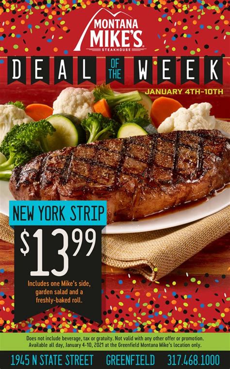 Mondays Montana Mikes Steakhouse Greenfield Indiana Facebook