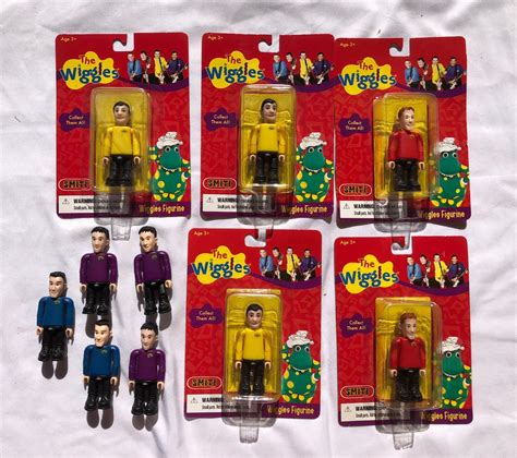 Wiggles Figures Five In Package Five Loose All Good Condition