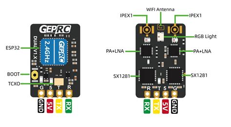Geprc Elrs Dual 2 4g Diversity Receiver Geprc