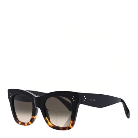Celine Catherine Sunglasses Cl 41098fs Black Havana 1223763