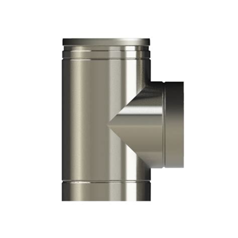 Midtherm Hts Twin Wall Flue 90° Tee Fireplace Products