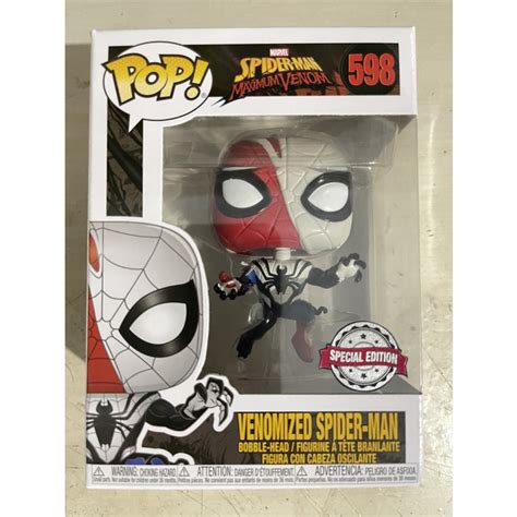 Jual Funko Pop Marvel Spider Man Maximum Venom Venomized Spiderman