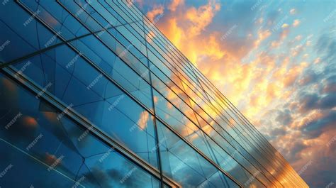 Premium Photo Modern Office Architectural Building With Glass Window