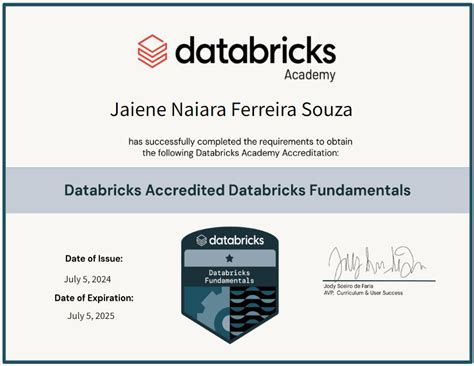 1ª Certificação No Databricks 😄 O Curso Oferece Uma Introdução Ao Databricks E Seu Impacto No