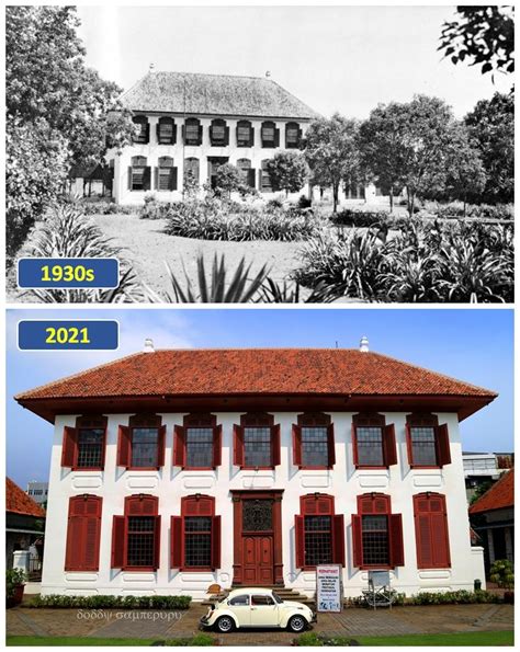 Gedung Arsip Nasional Jakarta 1930s And 2021