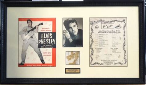 Signed Autographed Elvis Presley Photo Ebay