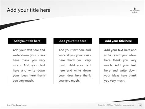 The University of Iowa Powerpoint Template Download | 美国爱荷华大学PPT模板下载_PPT设计教程网