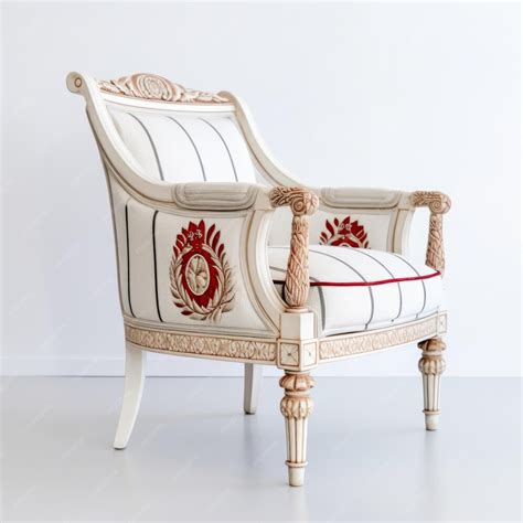 Premium Ai Image Neoclassical Vintage Design On White Background