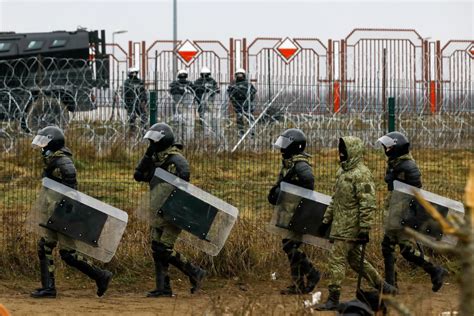 Belarus Clears Migrant Camps At Border With Eu As Crisis With West